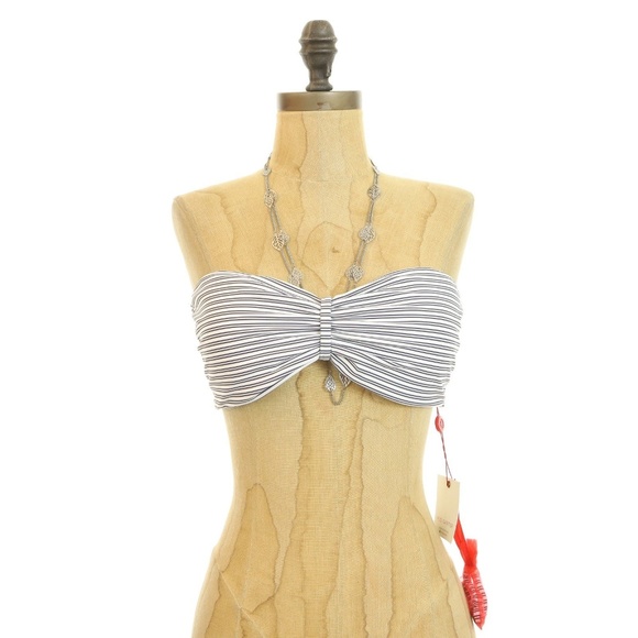 Red Carter | Swim | New Red Carter Plumeria Bandeau Bikini Swim Top ...